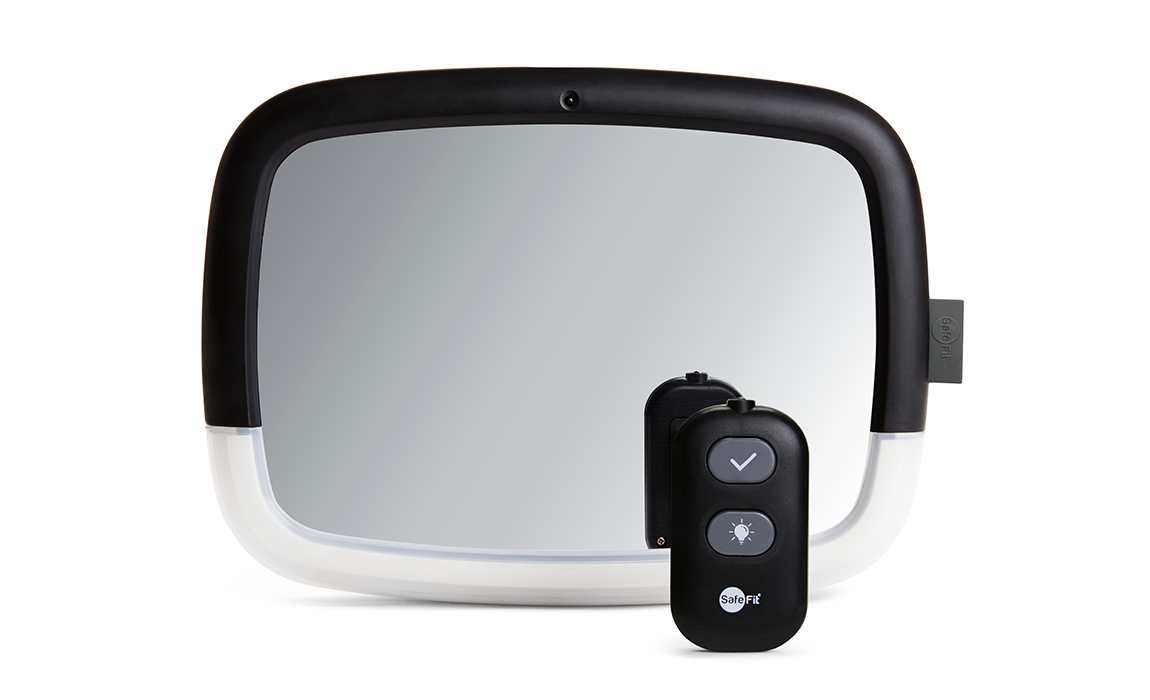 Lighted Pivot Baby Auto Mirror - SafeFit